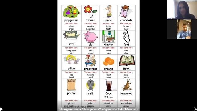 Фрагменты занятий английскому языку онлайн