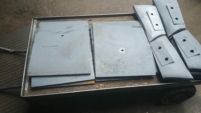 Броня и лопатки планетарного смесителя Тека (центральный регион)