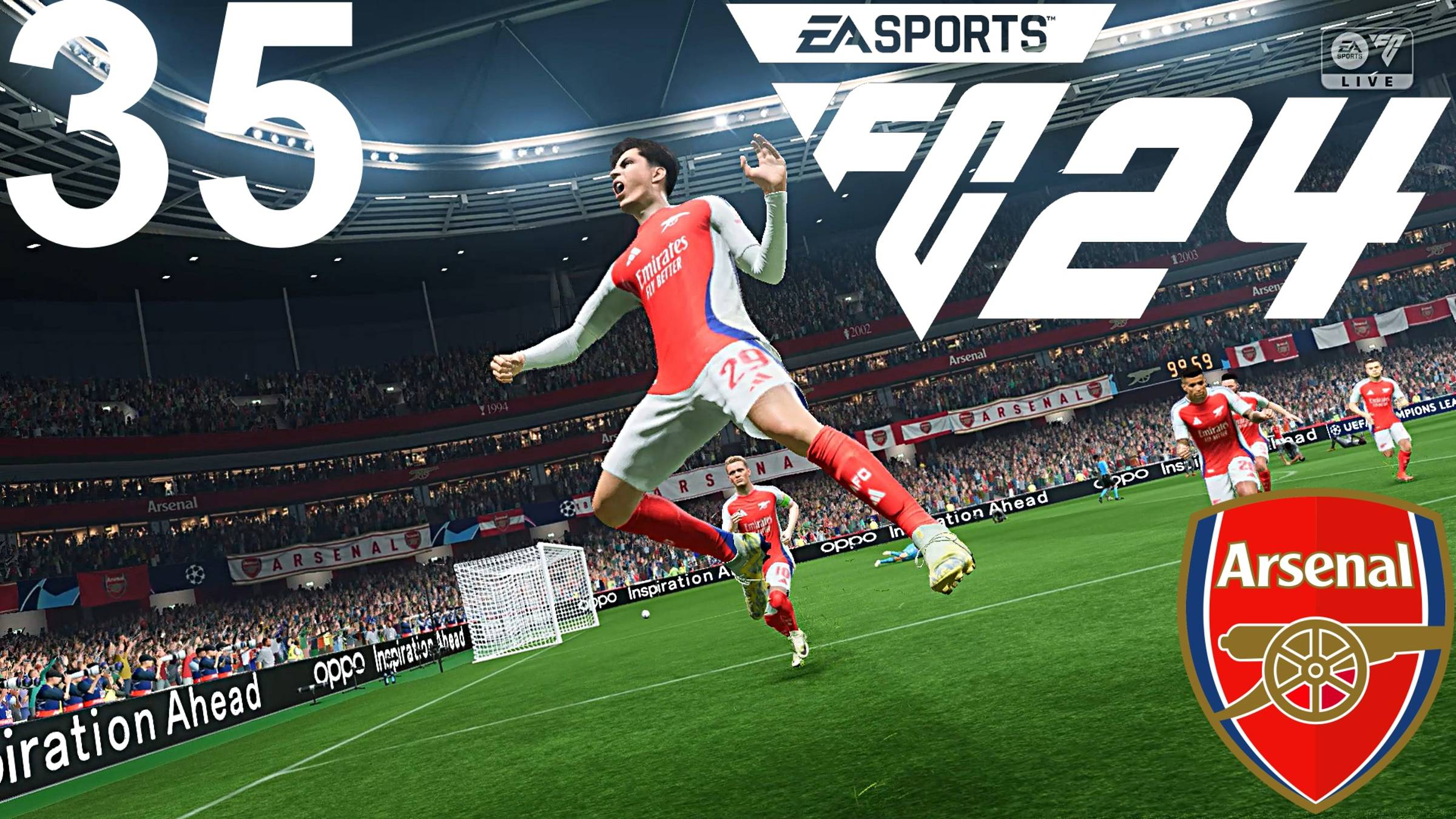 FC 24 КАРЬЕРА ЗА АРСЕНАЛ #35 - БЕЗУМНЫЙ ОТВЕТНЫЙ МАТЧ В ПОЛУФИНАЛЕ ЛЧ С МАДРИДСКИМ РЕАЛОМ!!!