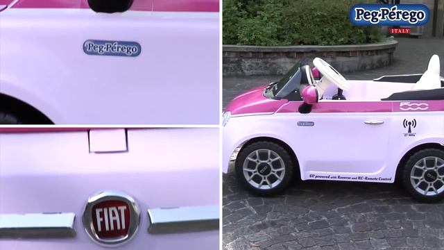 Fiat 500 Remote Control  Pink   Peg Perego.