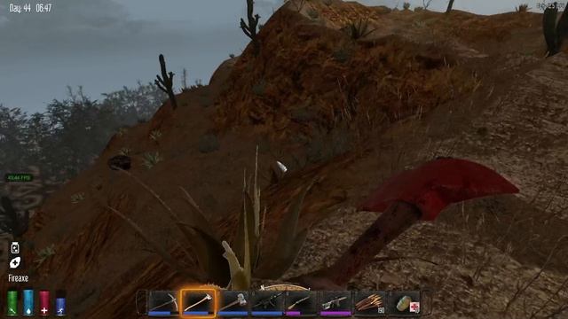 002. 7 Days to Die Alpha 12. День 44. Зона стоянки  [20230101]