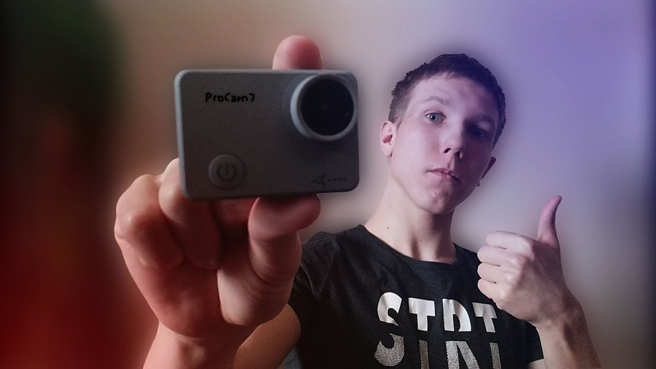 НОВАЯ ЭКШН КАМЕРА || ОБЗОР || AIRON ProCam 7 с сенсорным дисплеем