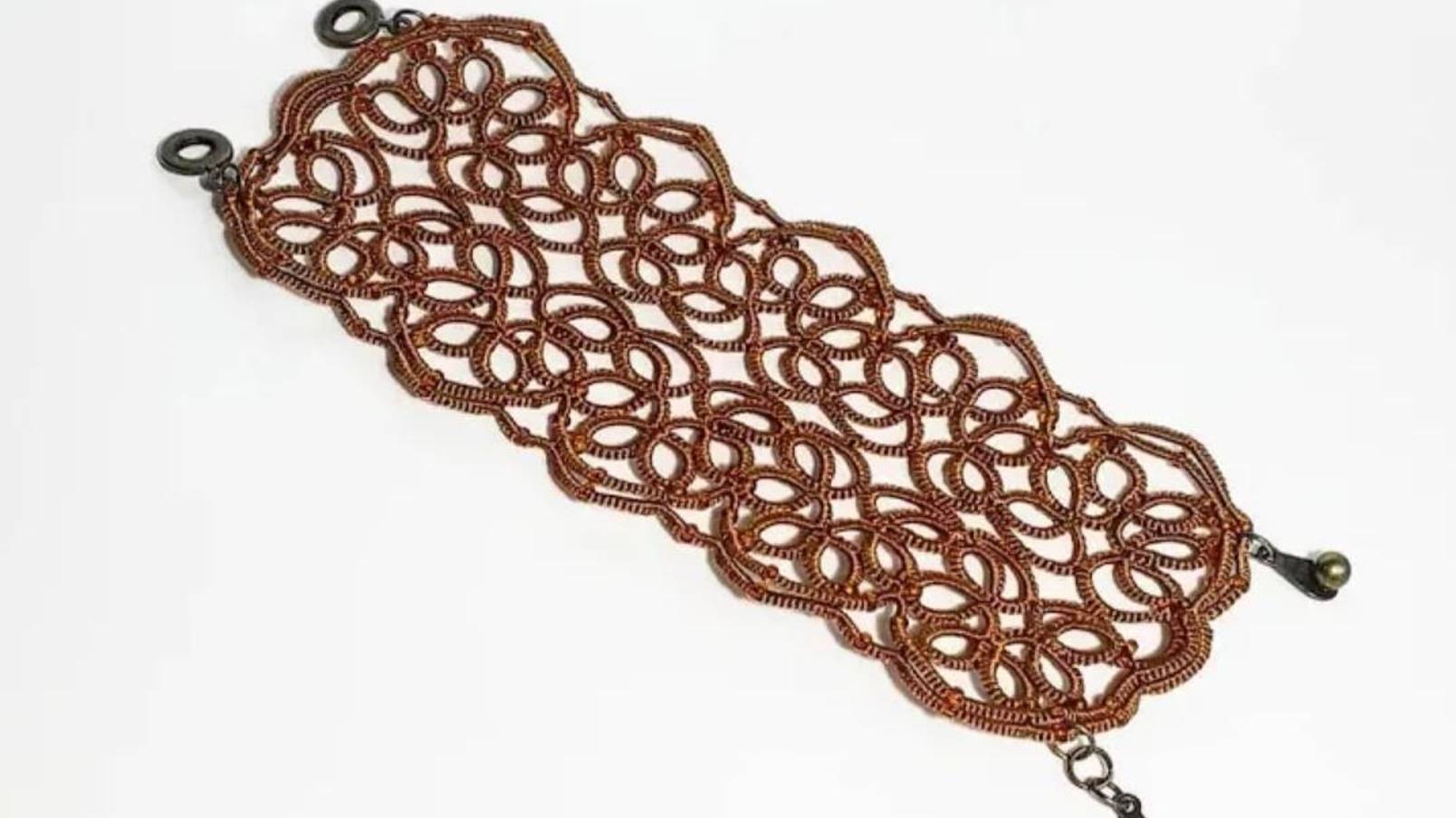 Фриволите. Ажурный браслет (1 часть). МАСТЕР КЛАСС. Frivolite