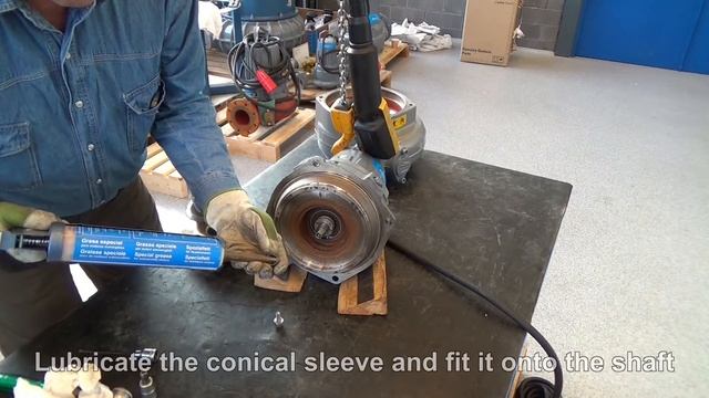 Flygt 3085 и 3102 / Замена рабочего колеса (Non Adaptive)