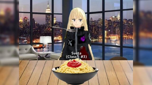 Асмр готовлю спагетти. Пародия School Girls Simulator