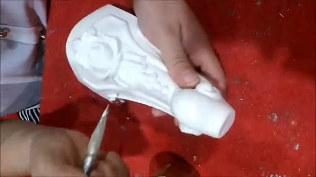 Покраска мебельной опоры из пластика