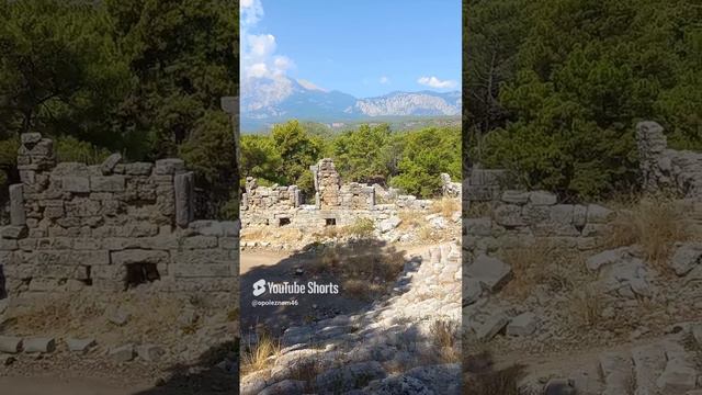 ❗Амфитеатр в Фазелисе Кемер Турция❗ #shorts #shortvideo #море #турция #funny #turkey