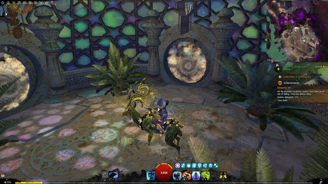 Domain of Vabbi - путь к Hanging Gardens Vista (portal puzzle) (Guild Wars 2)