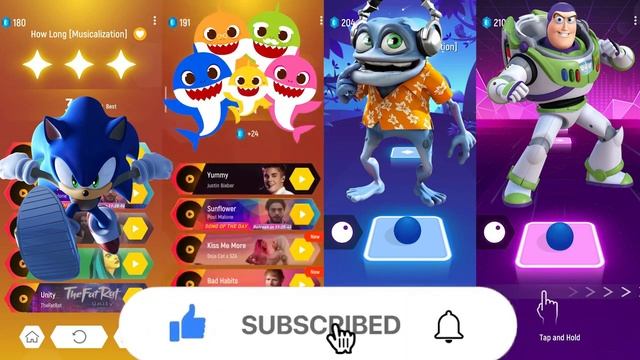 Tiles Hop - Sonic Vs Baby Shark Vs Crazy Frog Vs Buzz Lightyear(720P_HD).mp4