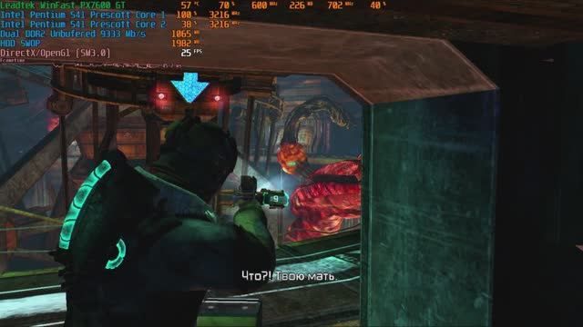 Pentium 541 + LeadTek PX7600 GT Dead Space 3.mkv