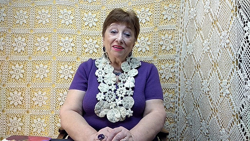 Шарфик "Ноктюрн". Мастер-класс по вязанию крючком от О. С. Литвиной.