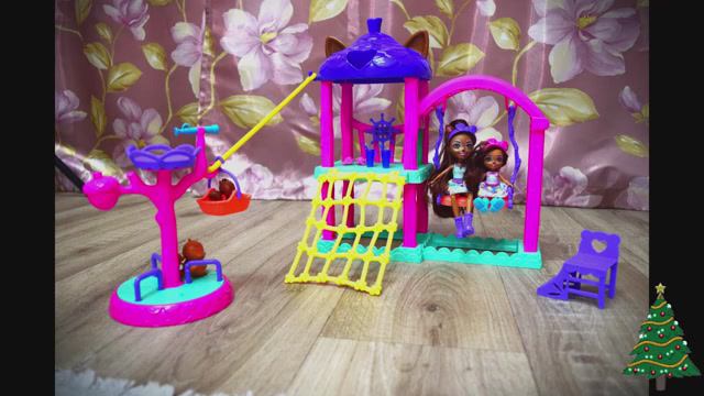 Распаковка. Детская площадка с белочками Энчатималс