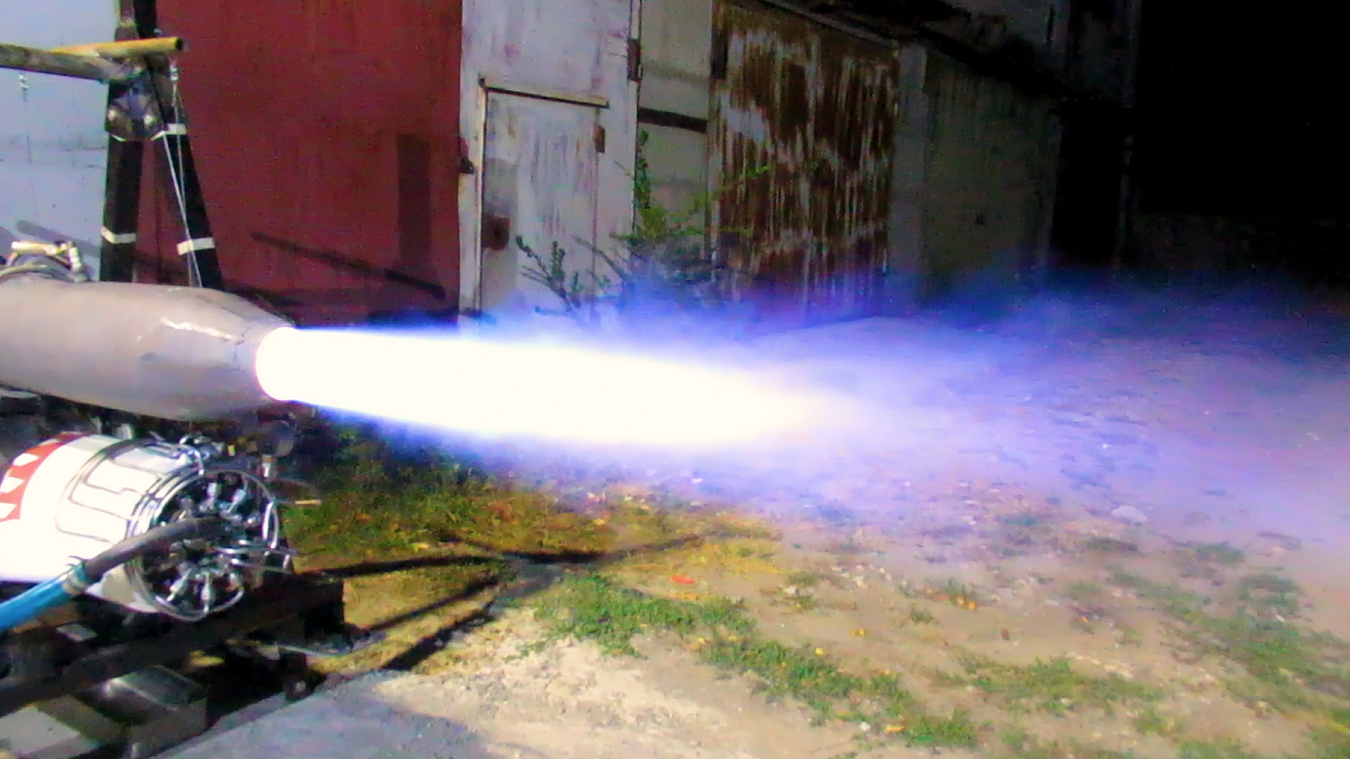 Какая тяга у самодельного реактивного двигателя?  9 серия