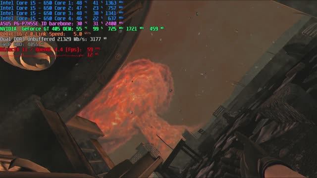 Intel i5-650 + GF 405 OEM FEAR 2.mkv