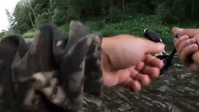 Ловля Голавля на Спиннинг с берега.mp4