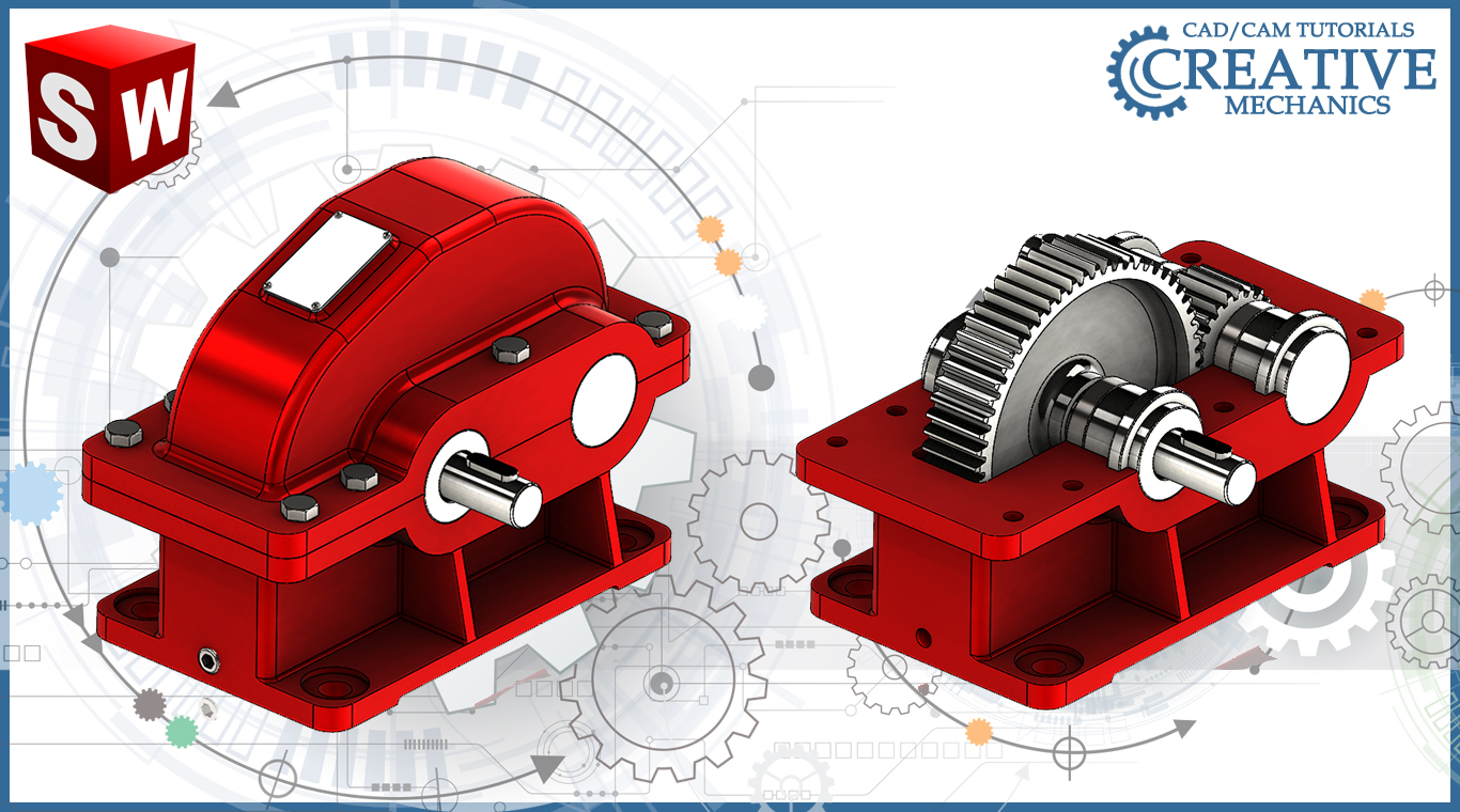 Сборка редуктора в Solidworks