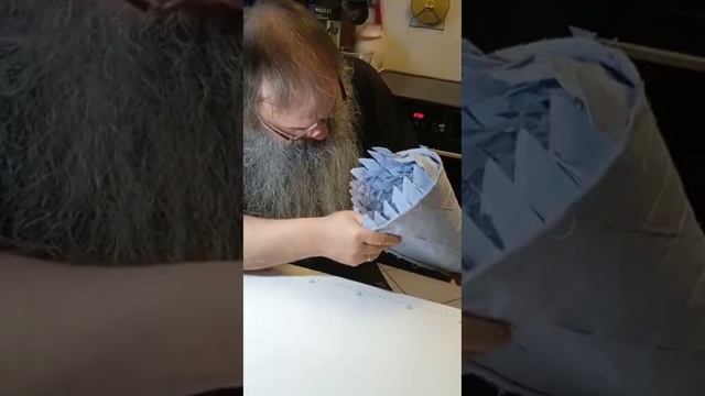 ШЛЯПА ВОЛШЕБНИКА из манжет рубашек. ч.4