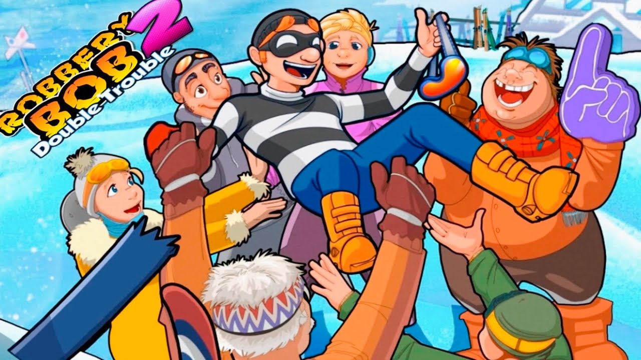 ВОРИШКА БОБ 2! ROBBERY BOB 2 Double Trouble #8 ЗИМНИЕ приключения! Крутая игра Robbery Bob! Летсплей