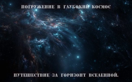 Погружение в глубокий космос. Путешествие за горизонт Вселенной.