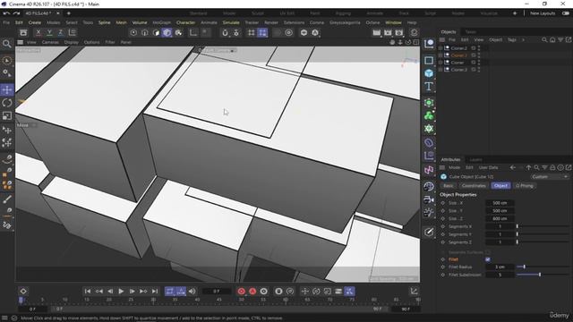 2 - 02 Create a box inside the cinema 3d