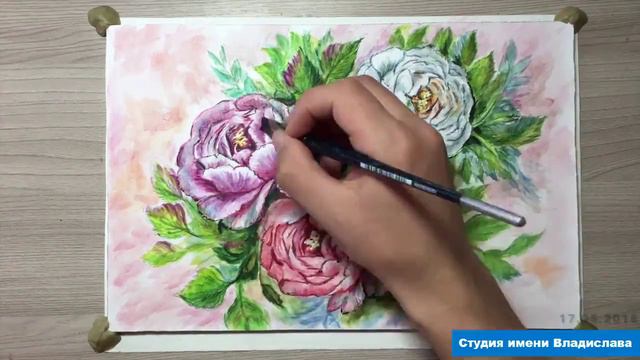 Мастер-класс по написанию картины. Картина "Нежность"