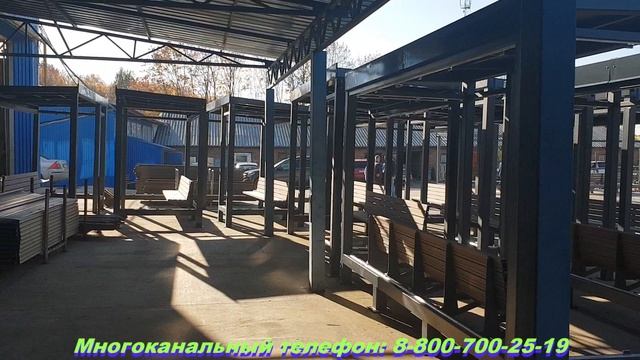 Обзор автобусных павильонов Городской стандарт