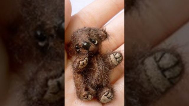 КАК СОЗДАТЬ МИНИАТЮРНУЮ ИГРУШКУ ТЕДДИ КРЮЧКОМ