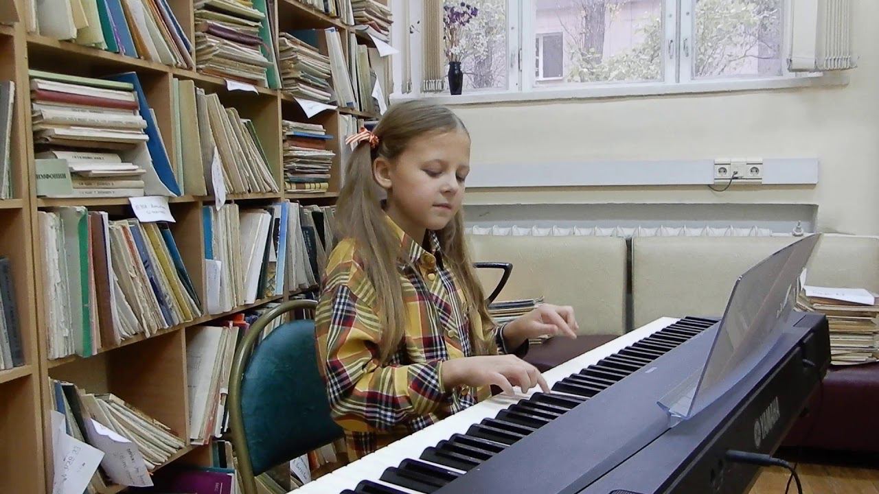 Этюд Л. Шитте для фортепиано