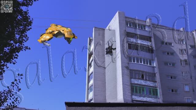 [2015-11-21] "НЛО 9-этажка" [3D Max | PFlow | AfterBurn | FumeFX | RayFire | V-Ray | After Affects]