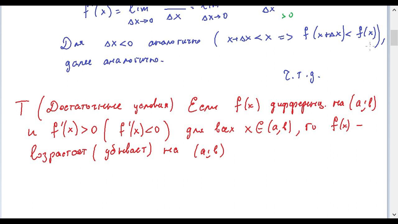 МА-7 Применение производной к исследованию графика функции