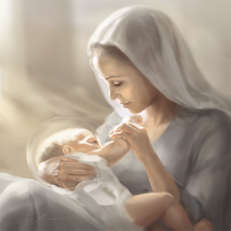 Ближе к искусству |Художник Божена Доду. «Вера в ребёнка»