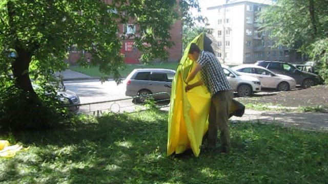 Сборка палатки "Торос-2" (Рыболов)