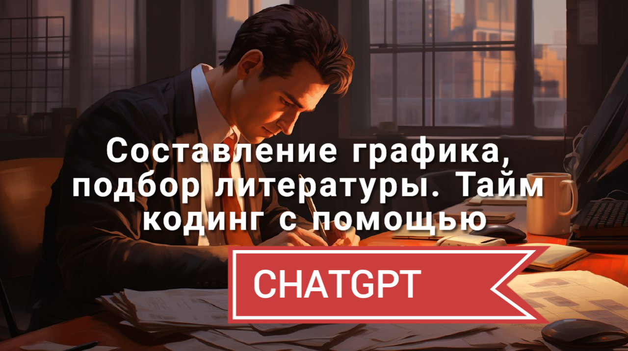 Нейросети для офисного работника #chatgpt . Составление графика, подбор литературы. Тайм кодинг