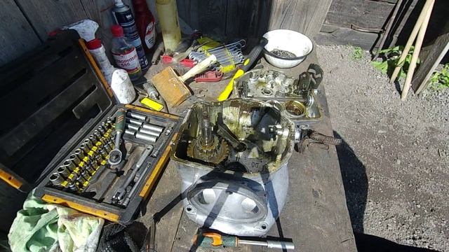 Переборка КПП мотоцикла Урал 103-10