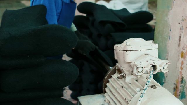 Кукмара киез итек-киез комбинатында киез итек җитештерүнең  технологик процессы