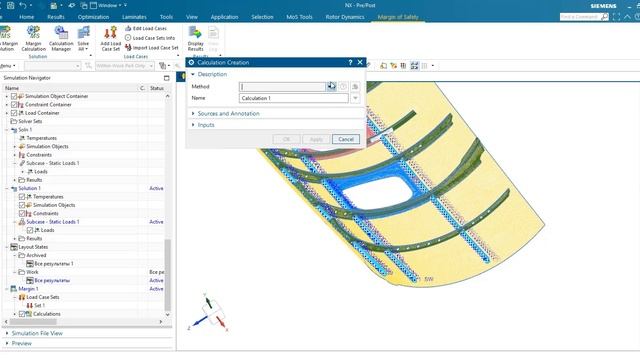 Расчет на прочность крепежа с помощью Margin of Safety