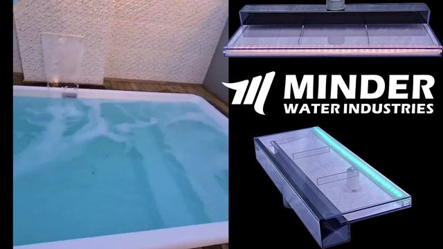 Акриловый водопад для бассейна Minder