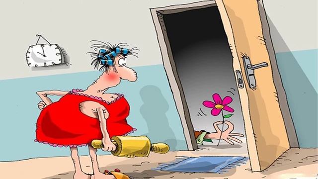 Муж возвращается с кладбища