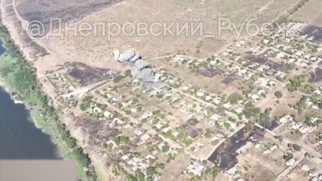 Авиаудар по позиции ВСУ в селе Николаевка Бериславского района Херсонской области