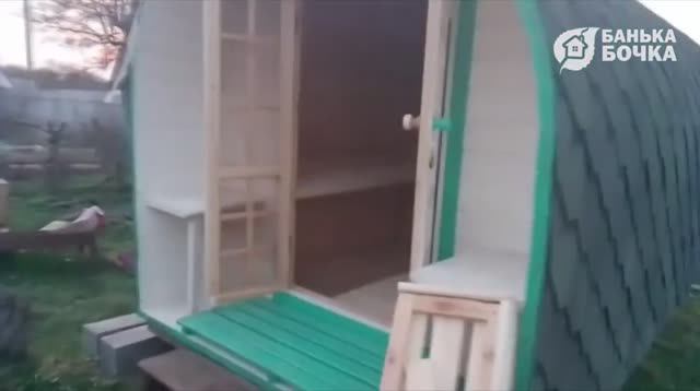 #Отзыв #Баня-викинг 4,5 метра #баня-бочка