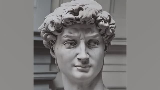 Ожившие статуи при помощи нейросетей