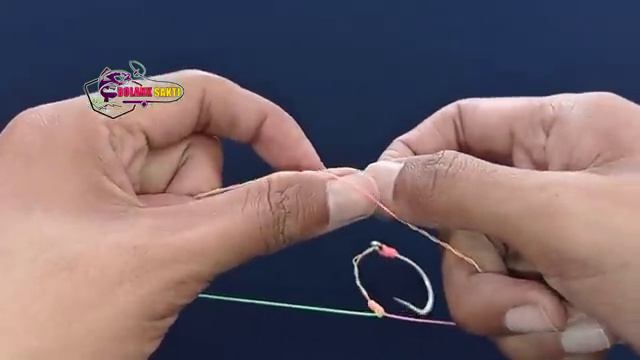 Super easy way to tie T knot _ Fishing knots