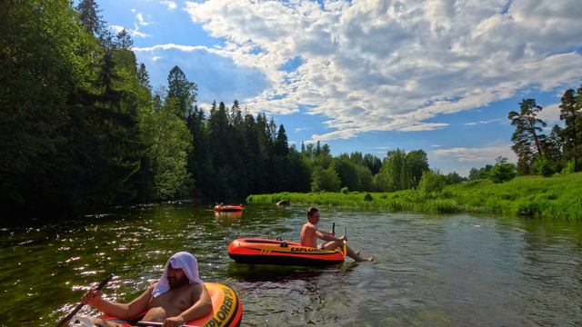 Майский сплав по Оредежу с друзьями 2024