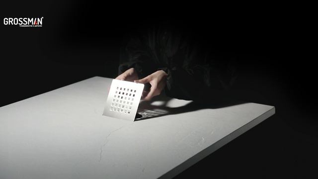 Внешний вид прямоугольных каменных поддонов Grossman