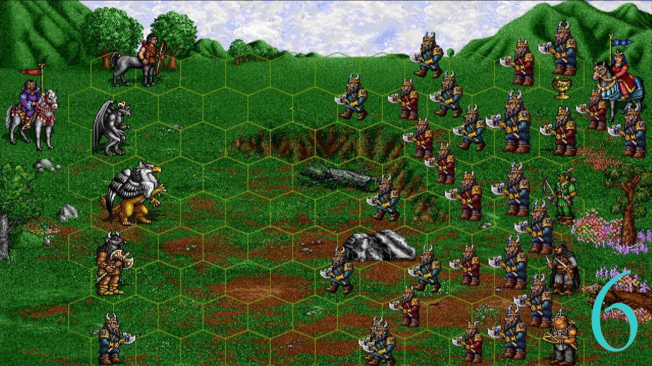 Heroes of might and magic 2. #6 Битва с королём гномов.