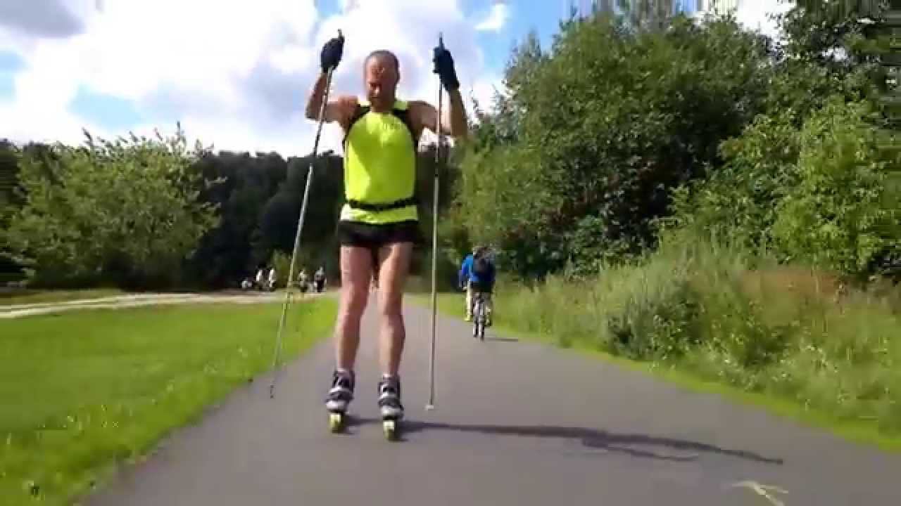 Илья Круковский лыжероллерная тренировка