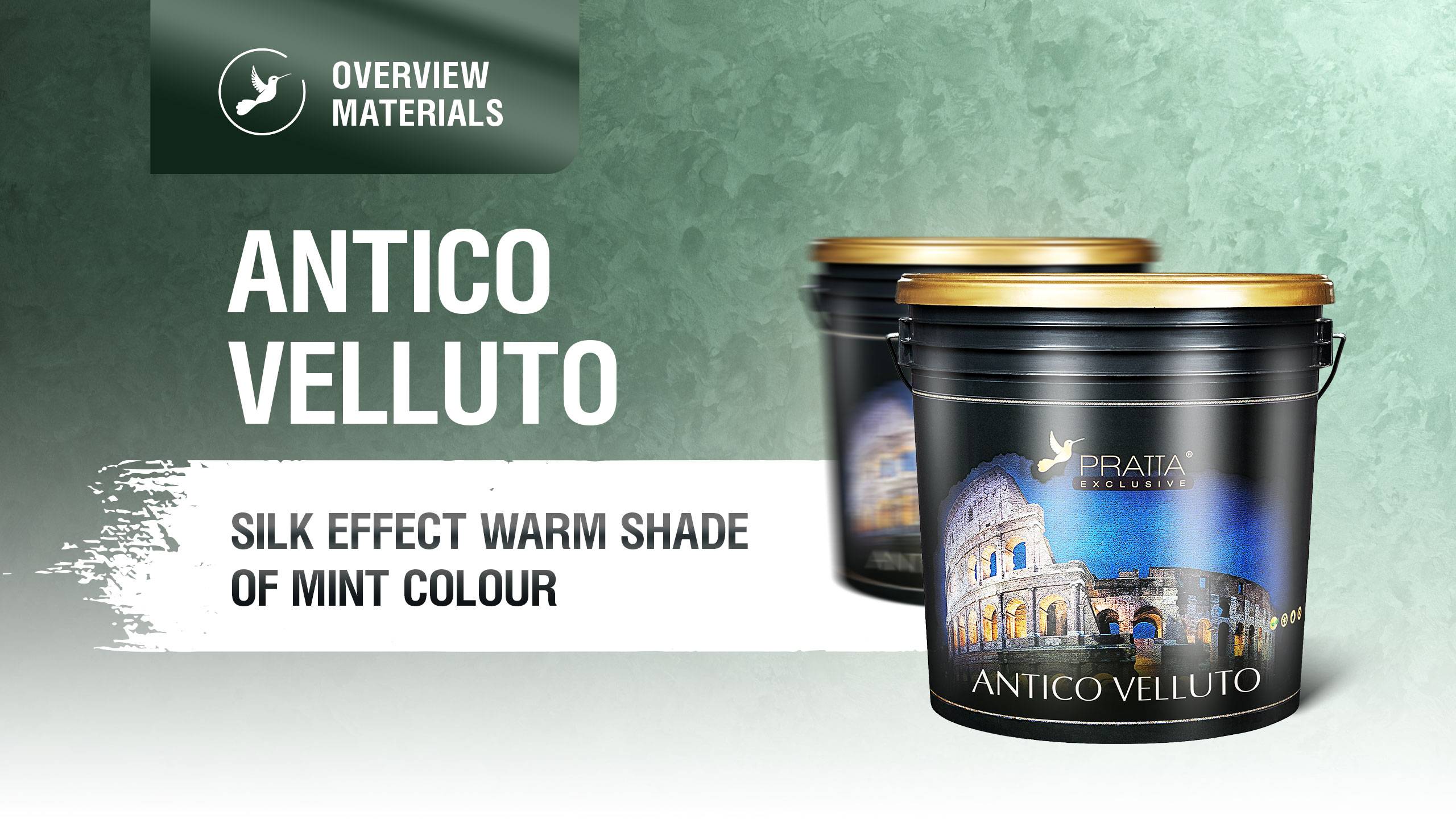 Antico Velluto warm - ментоловый цвет шелка в Флорентийском исполнении