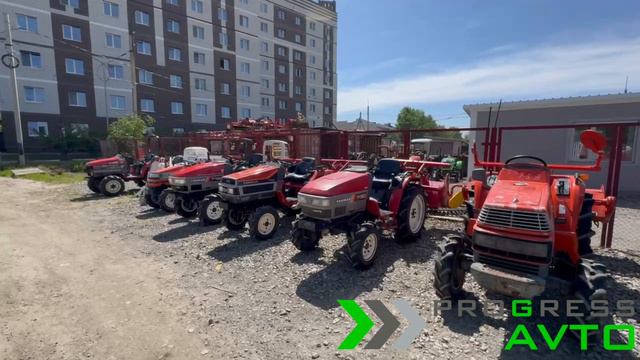 Обзор наличия японских и китайских минитракторов