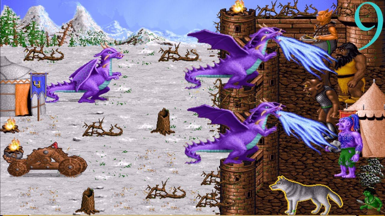 Heroes of might and magic 1. #9. Неприступная крепость лорда Слэйера.