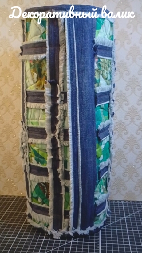 Джинсовая СИНЕЛЬ по ПИЦЦЕ 💙 Уютный валик + чехол!🛋️💙 #shorts